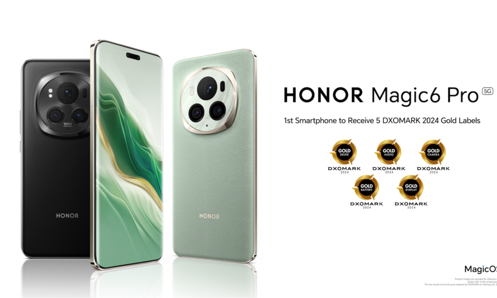 A HONOR Magic6 Pro az első okostelefon, ami öt DXOMARK 2024 Golden Label címet nyert el